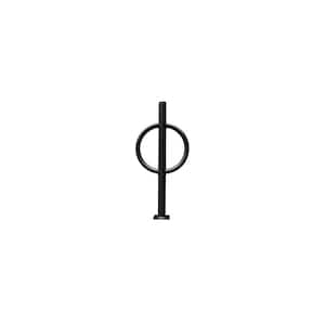 Dero Action Inverted U Rack Black Powder Coated Surface Mount 2-Bike ...