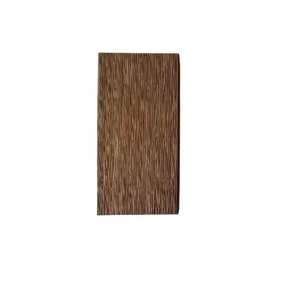 Ejoy 107 in. x 4 in. x 2 in. Composite WPC Privacy Screen Timber Siding ...
