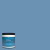 BEHR PREMIUM PLUS 8 oz. #M510-4 Brittany Blue Satin Enamel Interior ...