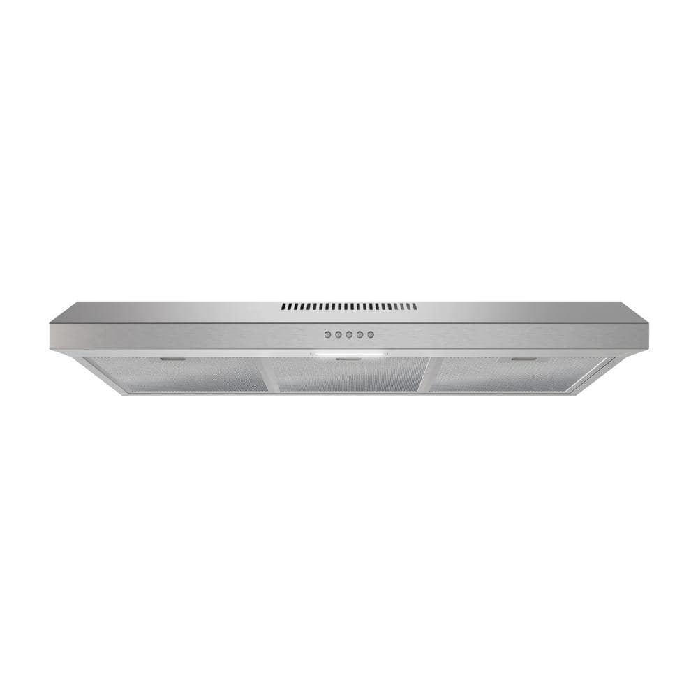 Streamline 36 in. 80 CFM Spoleto Ducted Under Cabinet Range Hood in ...