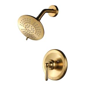ALEASHA Modern Single Handle 5-Spray Shower Faucet 1.8 GPM with ...