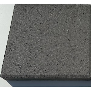 Oldcastle 11.75 in. x 11.75 in. x 1.5 in. Black Concrete Step Stone ...