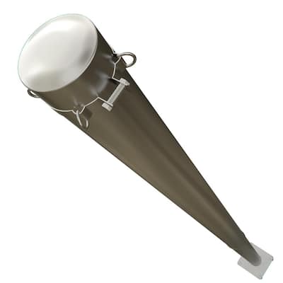 COLOURTREE 22 ft. x 22 ft. 190 GSM Sand Beige Equilateral Triangle Sun ...