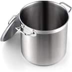 Cooks Standard Classic 12 qt. Stainless Steel Stock Pot with Lid-02520 ...