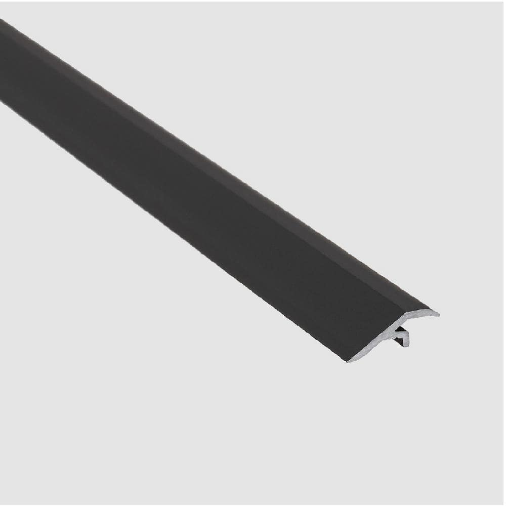 EMAC Novonivel Mini Matt Black 1/4 in x 8-1/2 in Aluminium Tile Edging ...