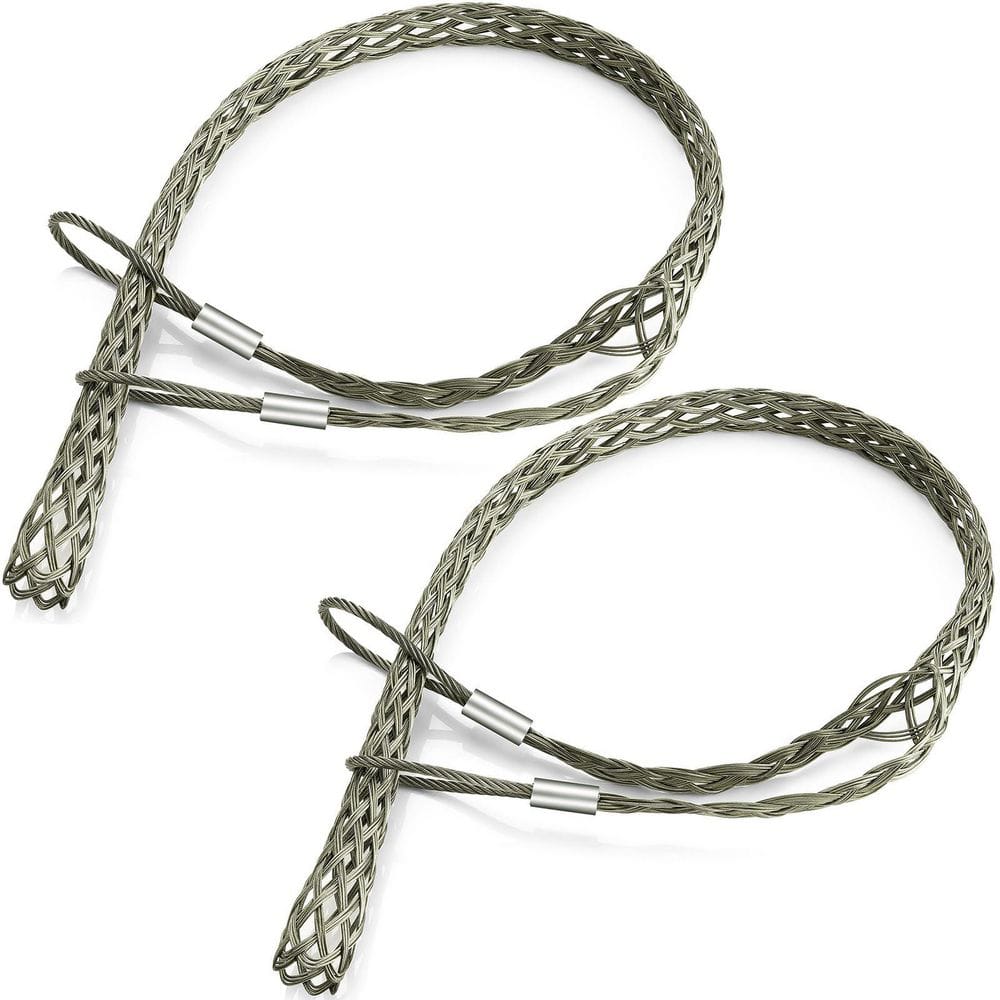EKIEUDL Heavy Wire Cable Mesh Pulling Grip Double Head Cable Pulls ...