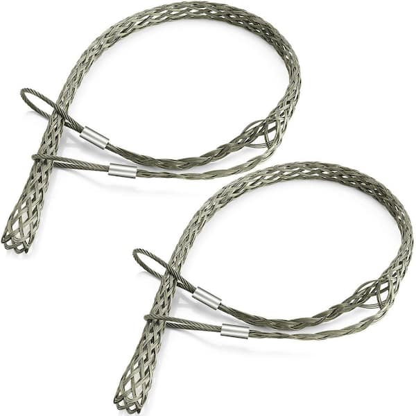 EKIEUDL Heavy Wire Cable Mesh Pulling Grip Double Head Cable Pulls ...