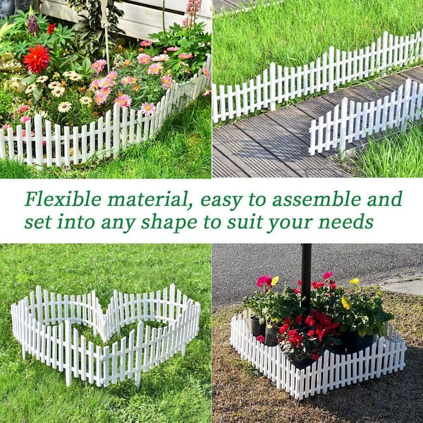 Short Plastic Picket Fence