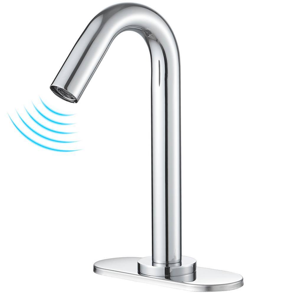BWE Automatic Sensor Touchless Single Hole Bathroom Sink Faucet With ...