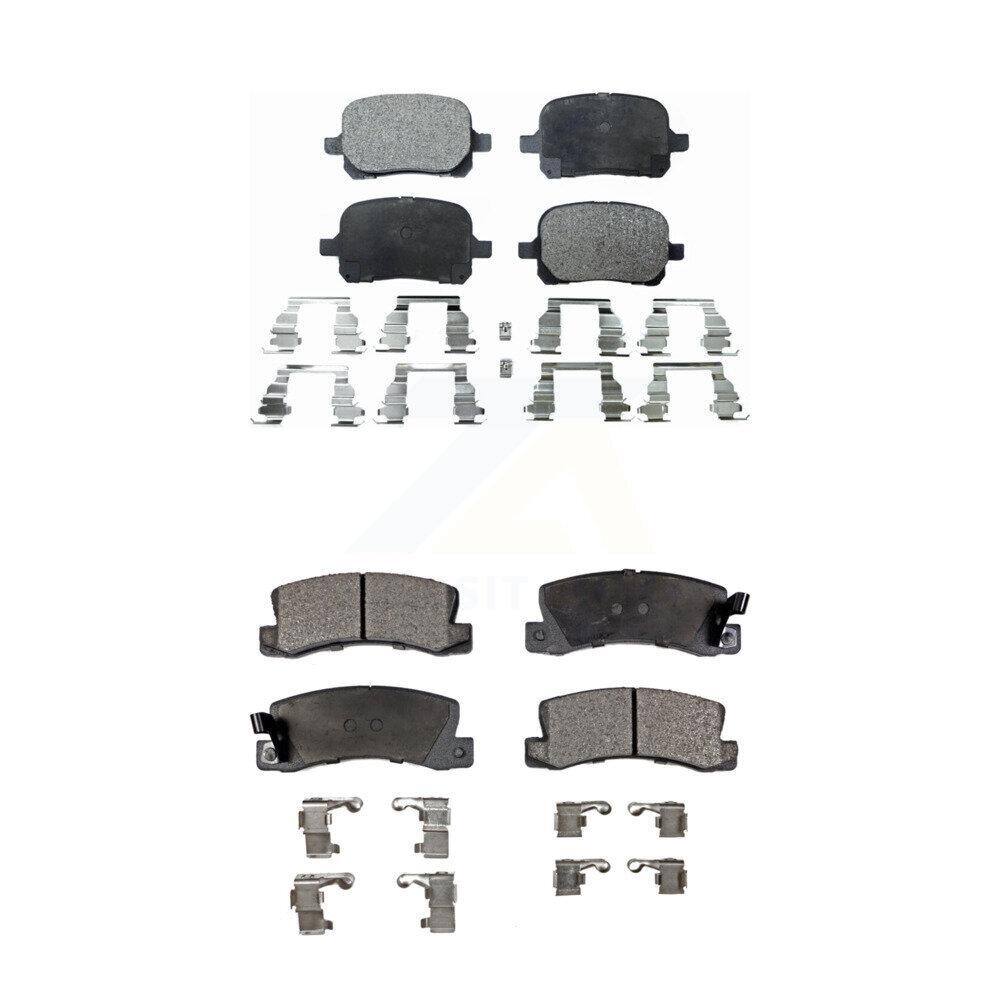 TEC Front Rear Ceramic Brake Pads Kit For Toyota Camry Lexus RX300 ES300 Solara KTC-100371 KTC ...