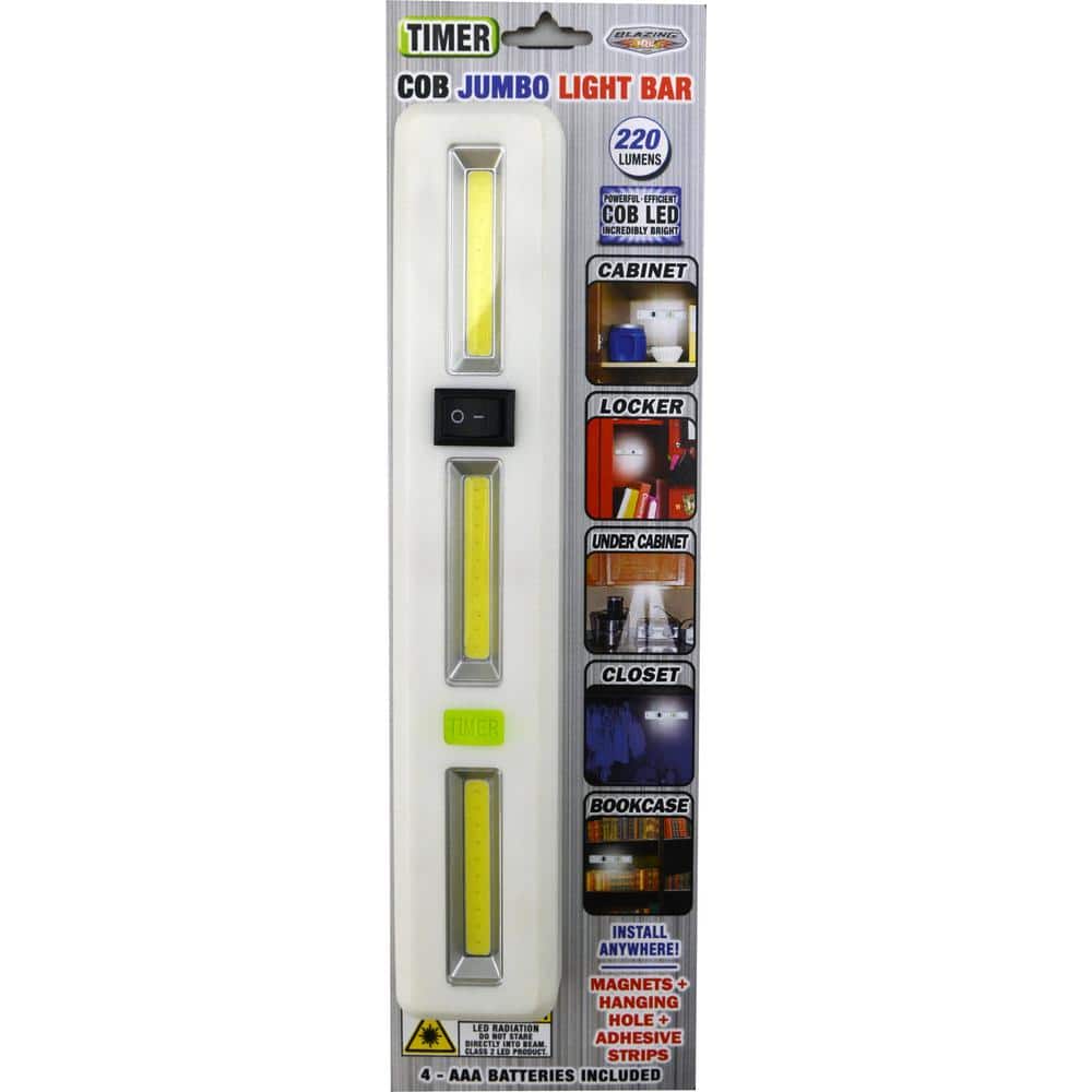 Blazing LEDz COB Jumbo Timer Light Bar (4-Pack) 702666 - The Home Depot