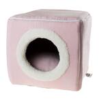 Petmaker Small Pink Cozy Cave Pet Cube HW3210098 - The Home Depot