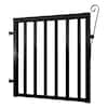 Peak Aluminum Railing 42 in. x 40 in. Black Aluminum Deck Railing Wide ...