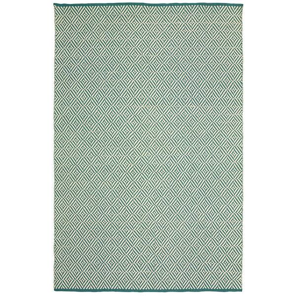 Inside-Out Teal 8 ft. x 10 ft. Indoor/Outdoor Area Rug ...