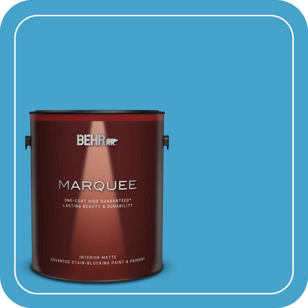 BEHR MARQUEE 1 gal. #540B-6 Sea Ridge Matte Interior Paint & Primer ...