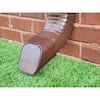 GutterGate Type A 3 in. x 4 in. Brown Plastic Downspout Extension ...
