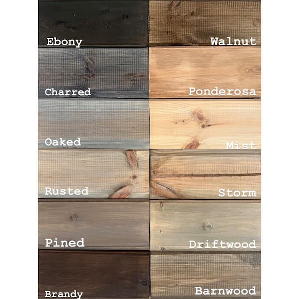 Interior Wood Stain Color Chart ZAR Oil Based Wood Stain, Mocha, 1/2