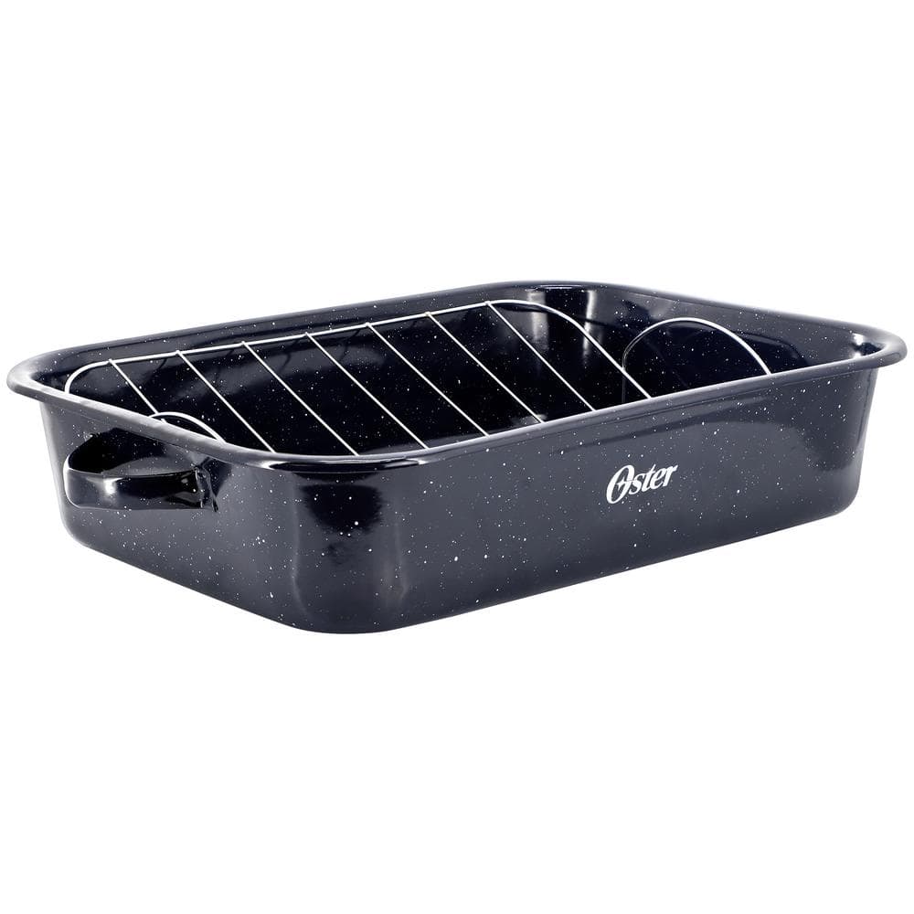 Oster Castillo 17 x 12 in. Enamel on Steel Baking Pan with Removable ...