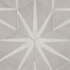 Bedrosians Allora Hexagon 8 in. x 10 in. Matte Stella Porcelain Floor ...