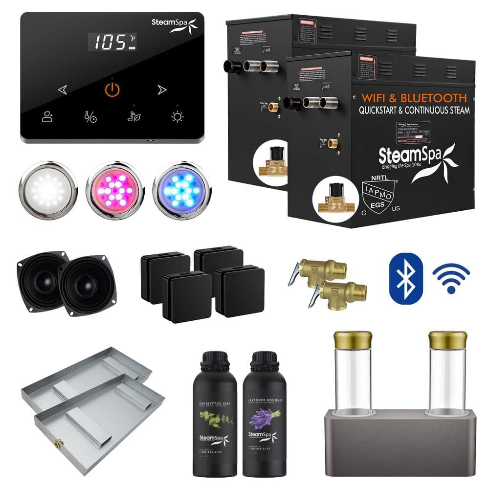 Reviews for SteamSpa Black Series 24KW Steam Bath Generator with ...