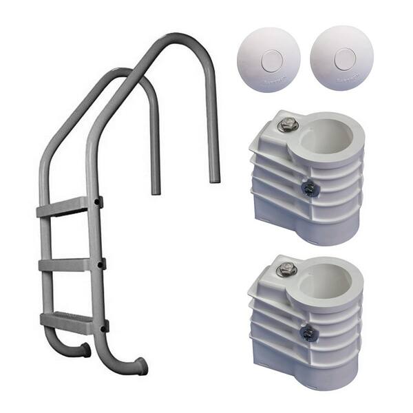 Saftron Pool Ladder, Anchor Sockets and Anchor Socket Covers Pool ...