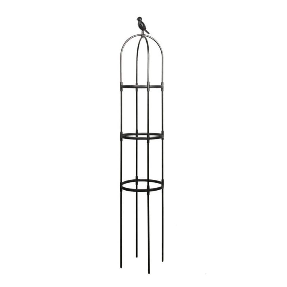 Mr. Garden 5.9 ft. Garden Obelisk Trellis Plants Tower for Climbing ...