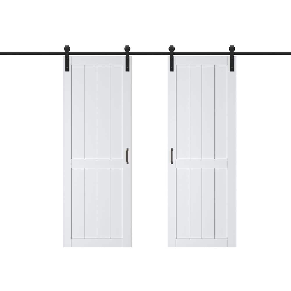 Reviews for ARK DESIGN 60 in. x 84 in.（Two 30 in. Slabs）WhiteH Style ...