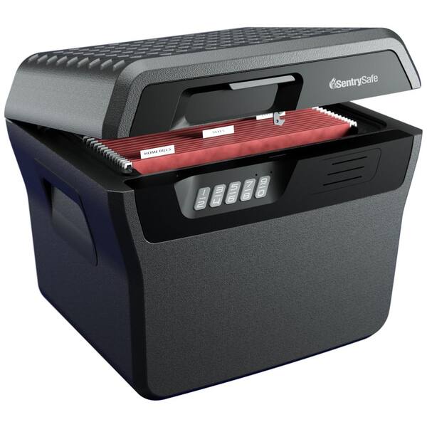 Buy 0.66 cu. ft. Fireproof & Waterproof Safe File Box with Digital Lock ...