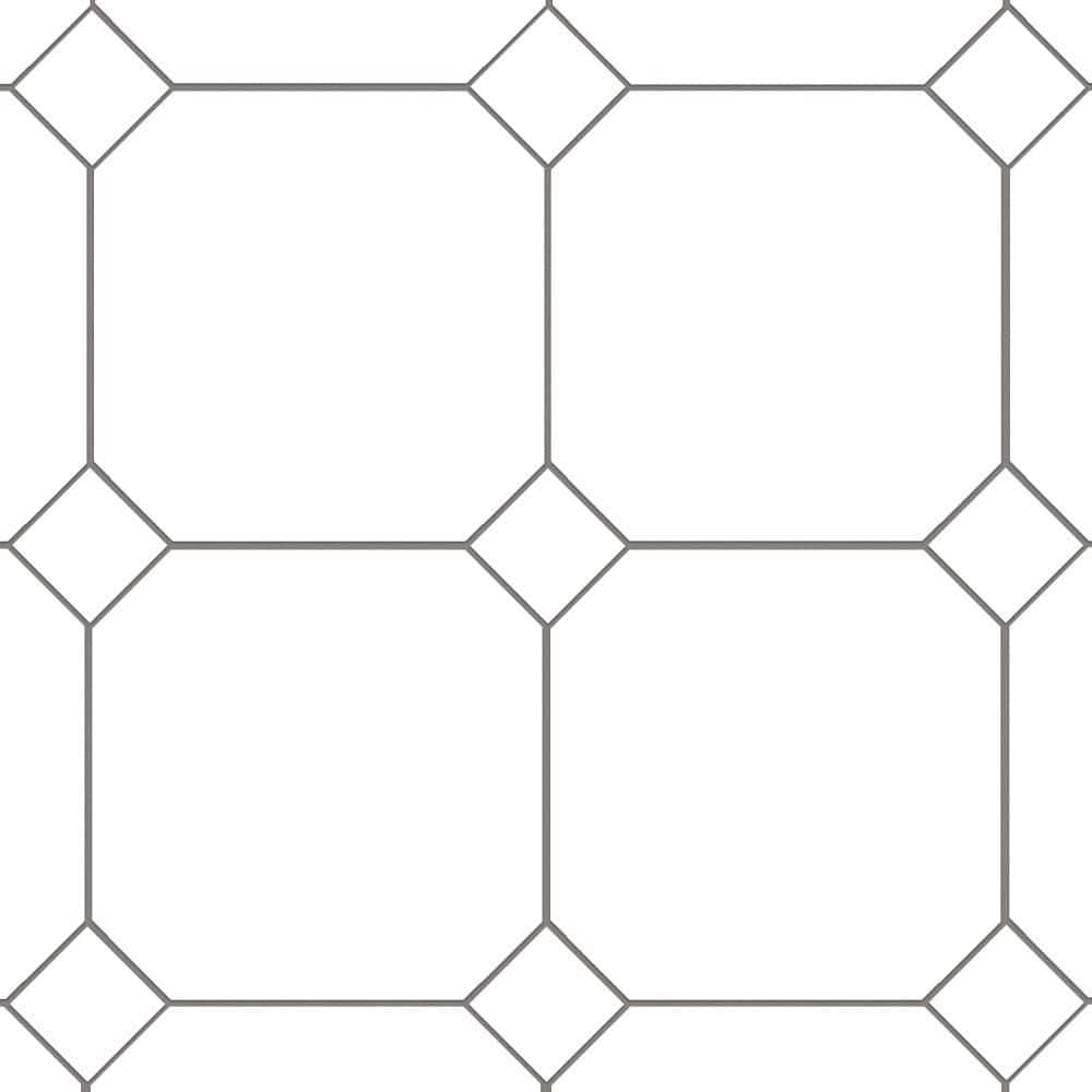 Merola Tile Monocolor Octagon Alaska 12 in. x 12 in. Ceramic Floor and ...