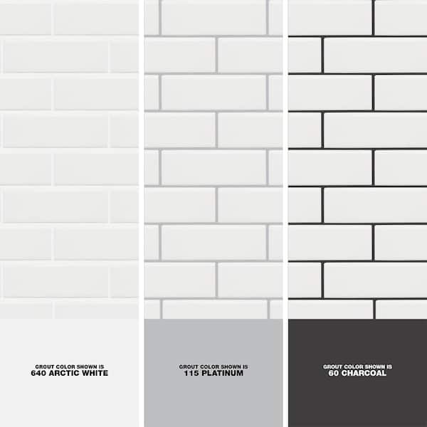 2x6 White Ceramic Tile