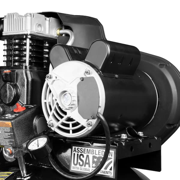 Husky 60 Gal. 3.7 HP 1 Phase 175 psi Oil Lubed Belt Drive Stationary Electric Air Compressor C603H.COM The Home Depot