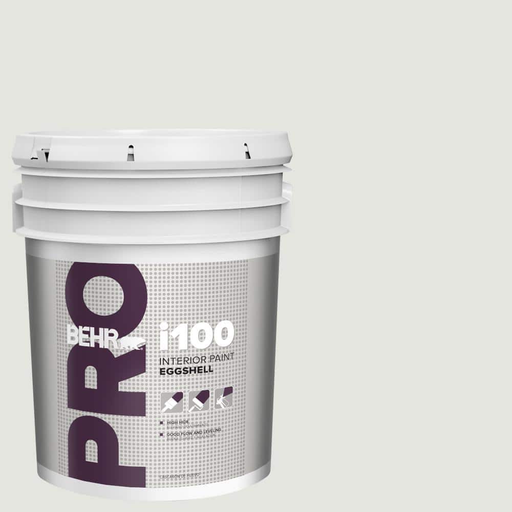 BEHR PRO 5 gal. #BL-W12 Canyon Wind Eggshell Interior Paint PR13005 ...