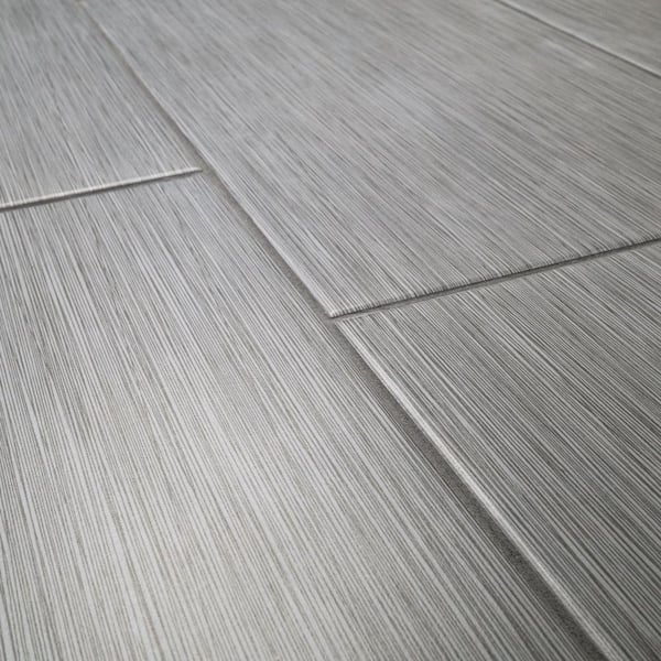 MSI Metro Gris Matte Smooth Gray Stone Look Porcelain Rectangle Tile 12 ...