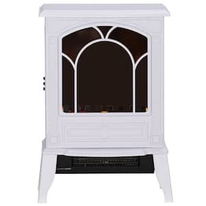 JESHUA 32 in. Electric Space Heater, 1500-Watt Whole Room Tower Space ...