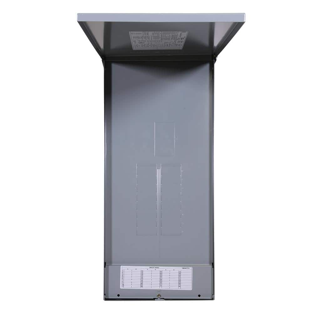 GE PowerMark Gold 200 Amp 16-Space 32-Circuit Outdoor Main Lug Circuit ...