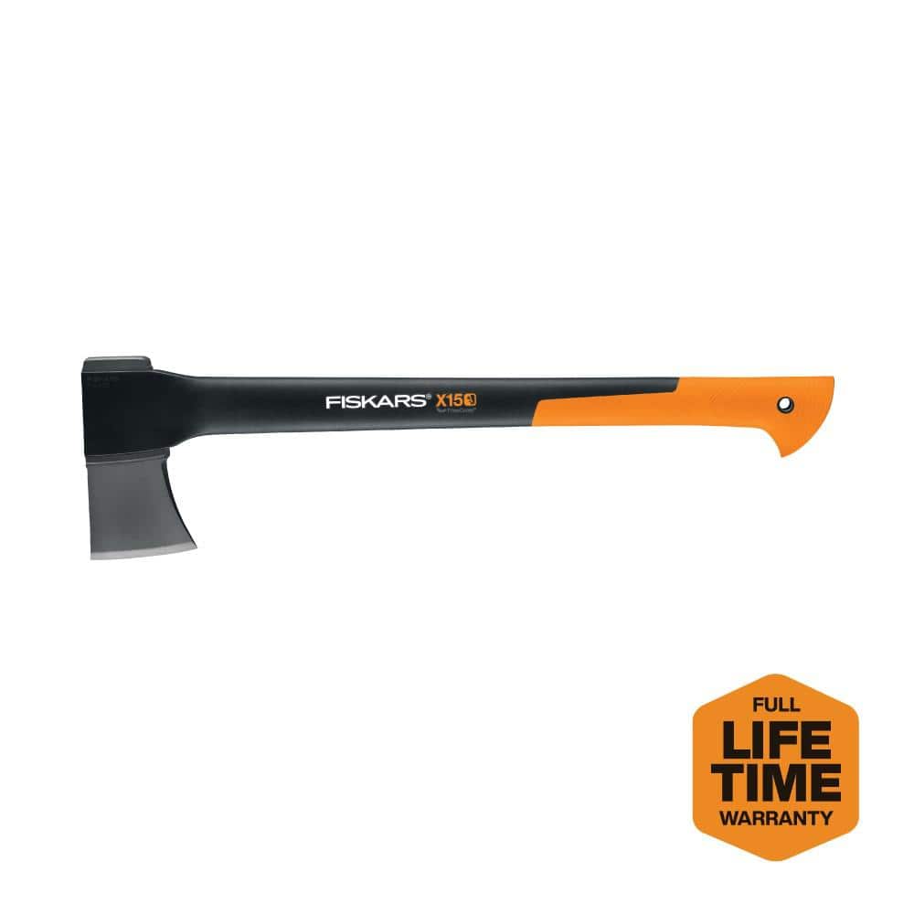 Fiskars X15 Chopping Axe with 23 in. Shock-absorbing Handle 1050259 ...