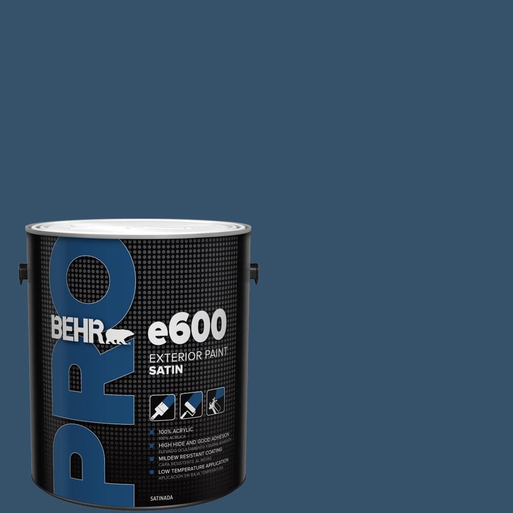 BEHR PRO 1 gal. #MQ5-58 Velvet Rope Satin Exterior Paint PR64301 - The ...