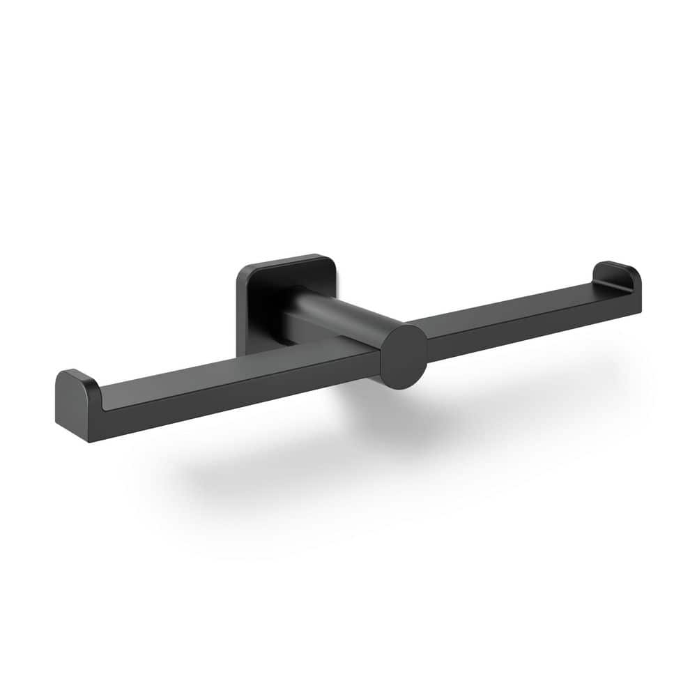 Reviews for KOHLER Parallel Double Toilet Paper Holder in Matte Black ...