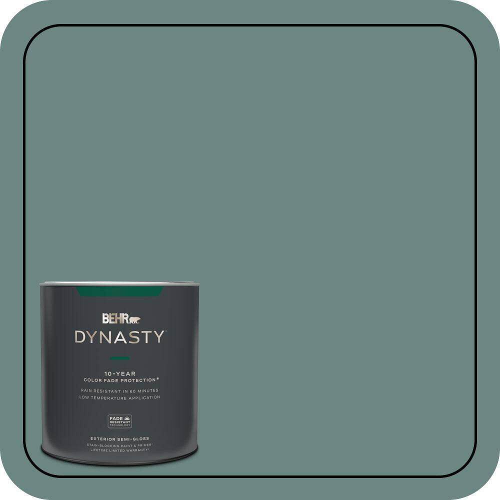 BEHR DYNASTY 1 qt. #480F-5 Marsh Creek Semi-Gloss Exterior Stain ...