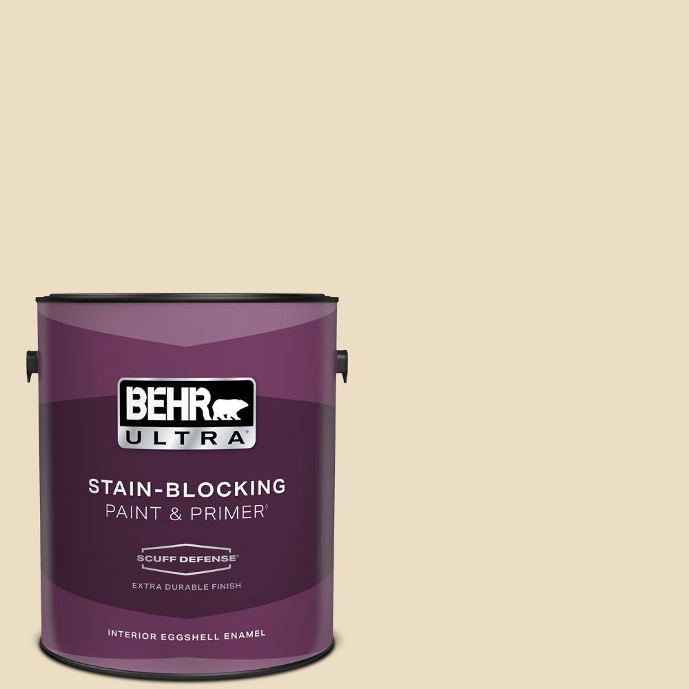 BEHR ULTRA 1 gal. #YL-W06 Navajo White Extra Durable Eggshell Enamel ... BEHR ULTRA 1 gal. #YL-W06 Navajo White Extra Durable Eggshell Enamel ...