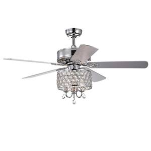 Warehouse of Tiffany Micago 52 in. Black Indoor Remote Controlled ...