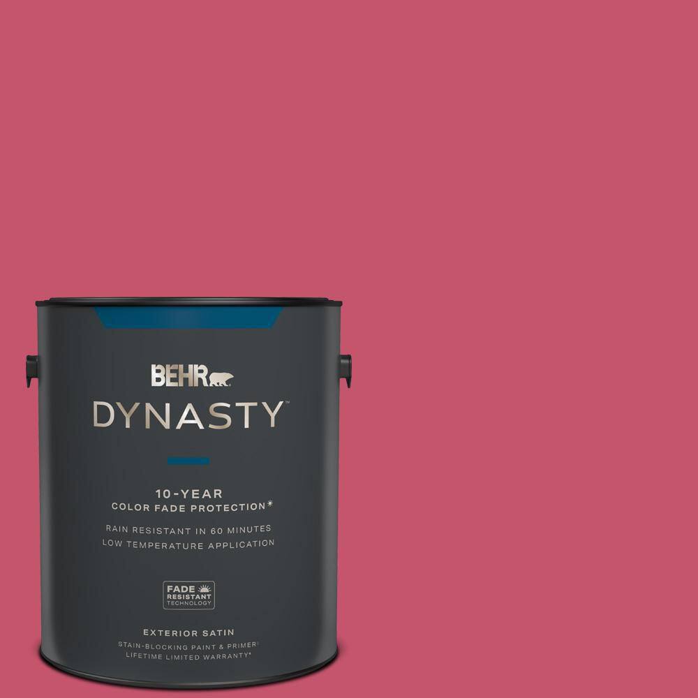 BEHR DYNASTY 1 gal. #120B-7 Tropical Smoothie Satin Enamel Exterior ...