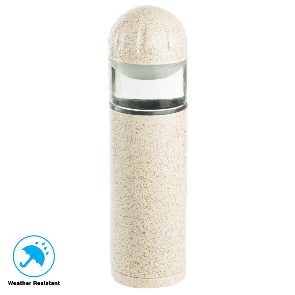 Hampton Bay Low-Voltage 20-Watt Sand Outdoor Halogen Landscape Path ...
