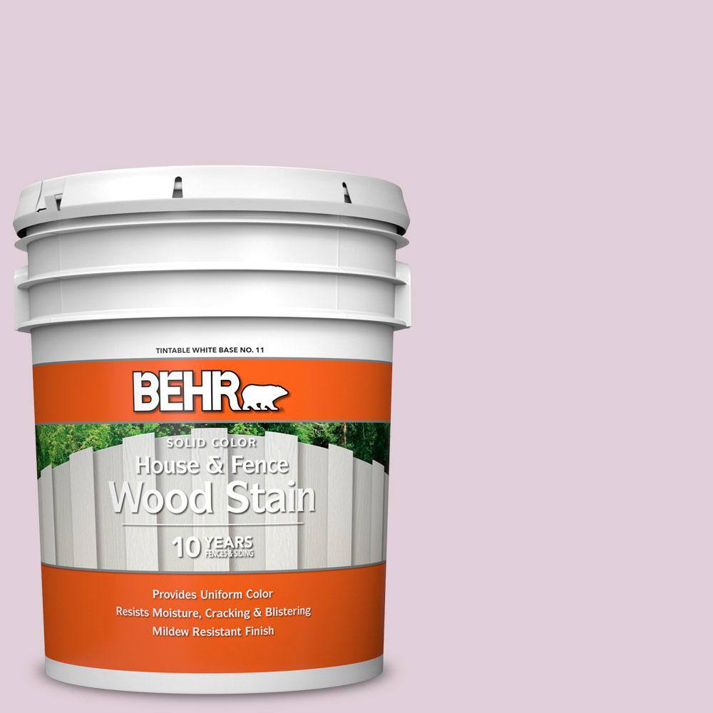 BEHR 5 gal. #S120-2 Etiquette Solid Color House and Fence Exterior Wood ...