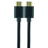 GE 4 ft. 4K HDMI 2.0 Cable with Gold Plated Connectors in Black 33573 ...