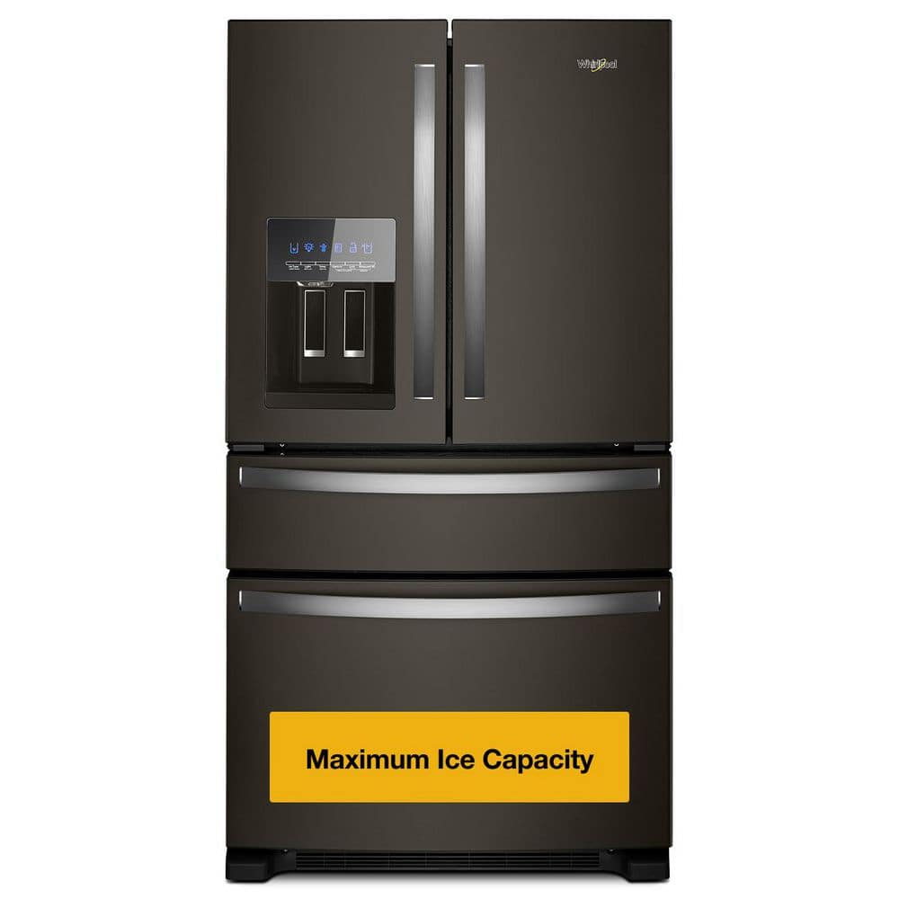 Whirlpool 36 in. 24.5 cu. ft. Wide French Door Bottom Mount ...