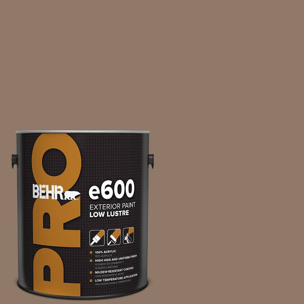 BEHR PRO 1 gal. #PPU5-05 Coconut Shell Low Luster Exterior Paint ...
