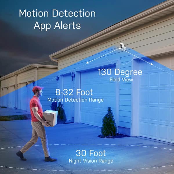 Govee Water Leak Detector Feit Electric Smart Indoor WiFi Audible Home ...