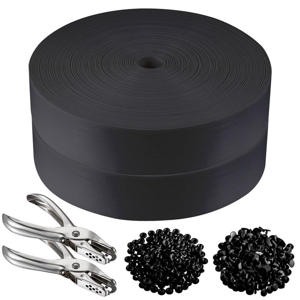 Laybus 492 ft. Chain Link Fence Privacy, Black Fence Privacy Strip ...