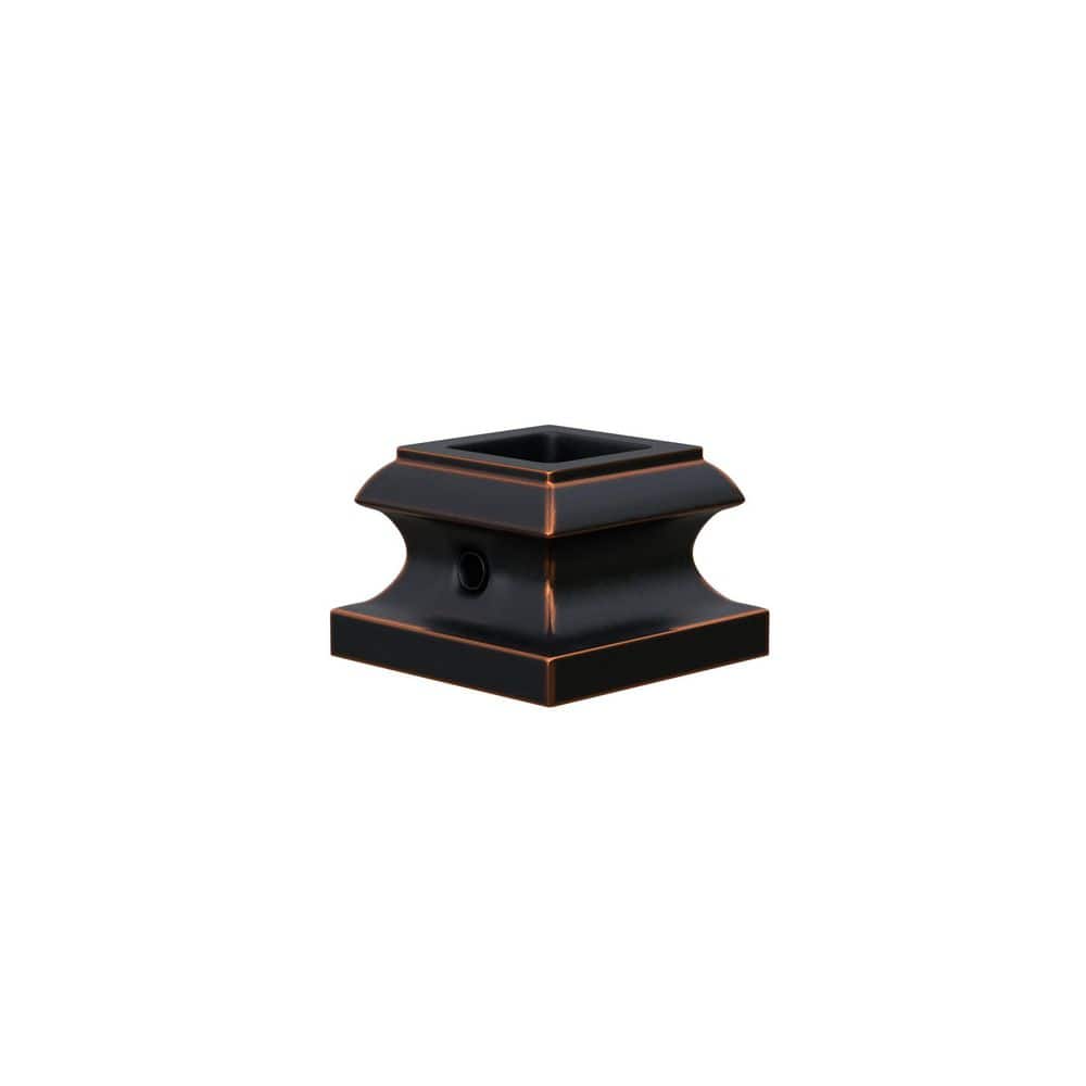 EVERMARK Stair Parts 1/2 in. Oil Rubbed Bronze Flat Metal Shoe for ...